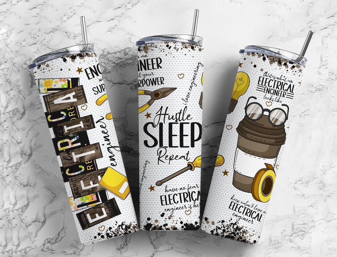 Electrical Engineer 20oz Sublimation Tumbler Designs, Engineer 9.2 X 8. ...