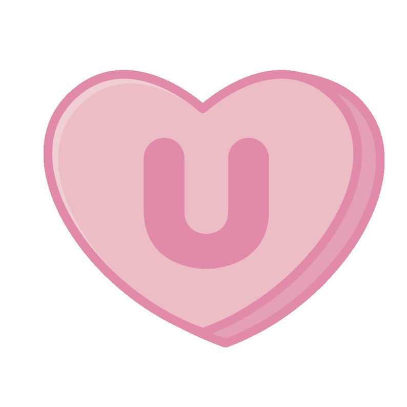 Candy Heart Alphabet Love Heart Alphabet Love Alphabet PNG - Etsy