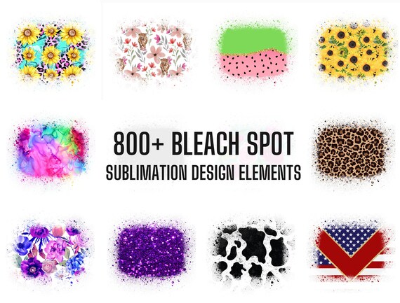 700 Bleach Spot Rectangle Design Elements Commercial Use - Etsy