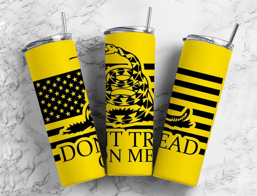 Gadsden Flag Don't Tread on Me Patriotic 1776 20oz Sublimation Tumbler ...