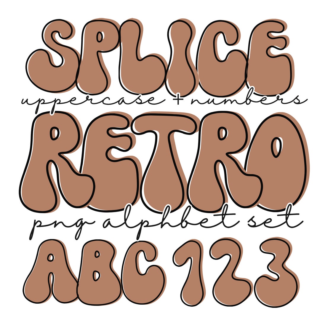 Light Brown Alphabet PNG, Spliced Hand Drawn Font, Full Uppercase ...