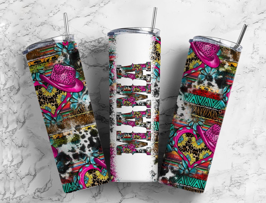 Mama Country 20oz Sublimation Tumbler Designs, Pink Beach 9.2 X 8.3 ...