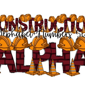 Construction Doodle Letters, Builder Alphabet, Construction Alphabet ...
