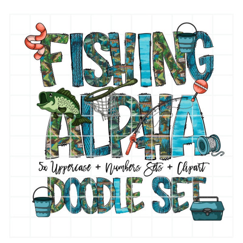 Fishing Clip Art - Etsy