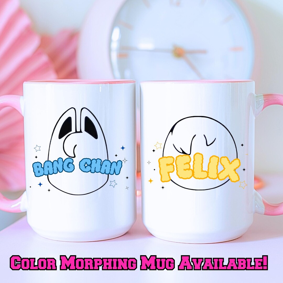 Cute Stray Kids Mug, Stray Kids Cup, Stray Kids Merch, SKZOO, Bang Chan ...