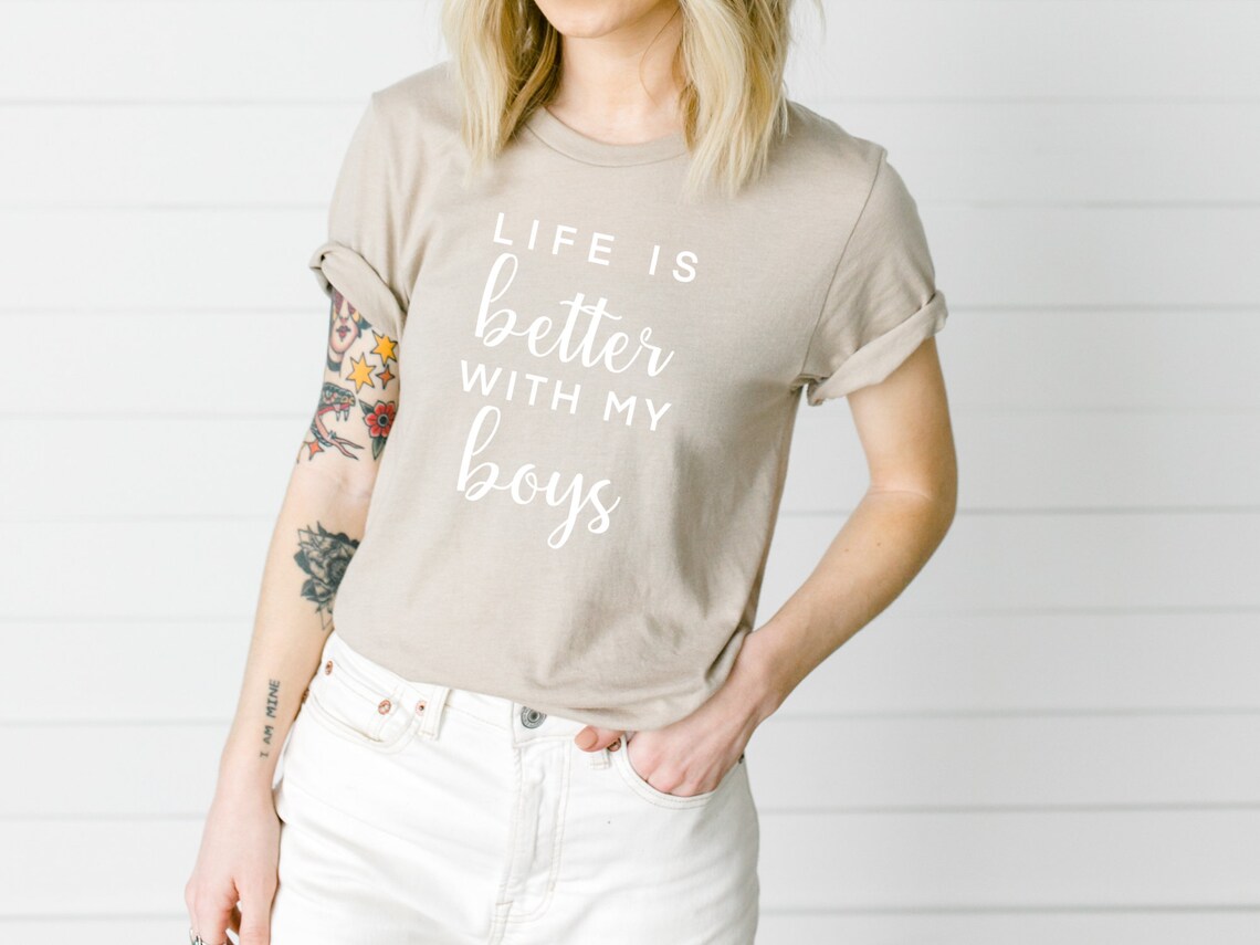 Plotterdatei 'life is better with my boys', zum Sofort-Download für Hobbyplotter - Etsy.de