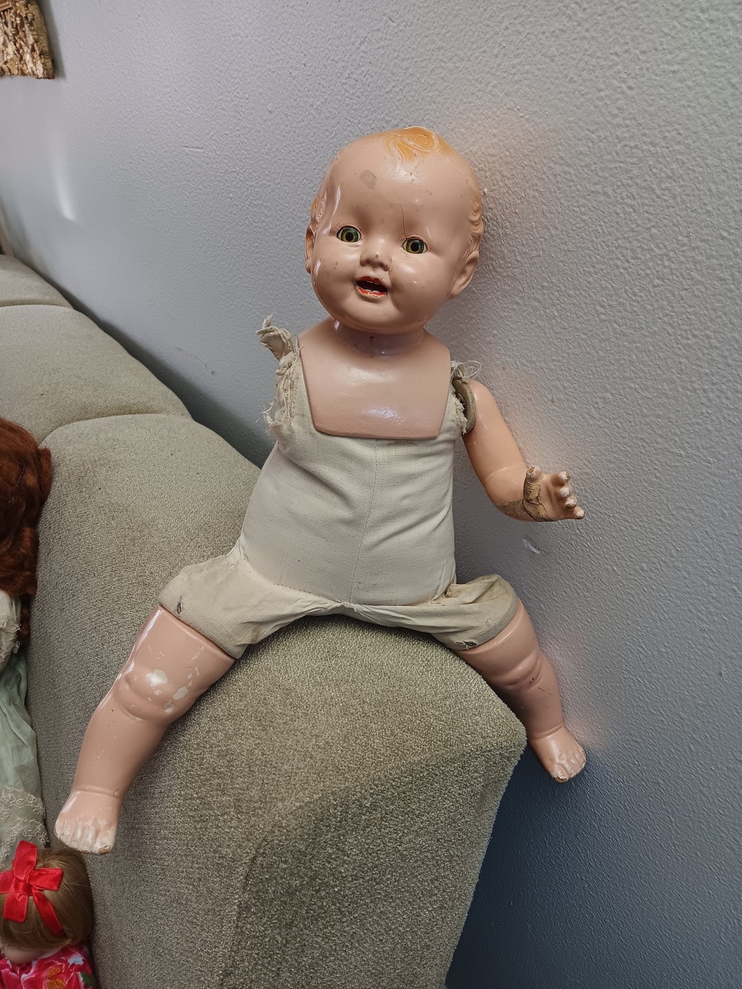 Effanbee Composition Doll; Lovums Doll; Antique Effanbee Composition ...