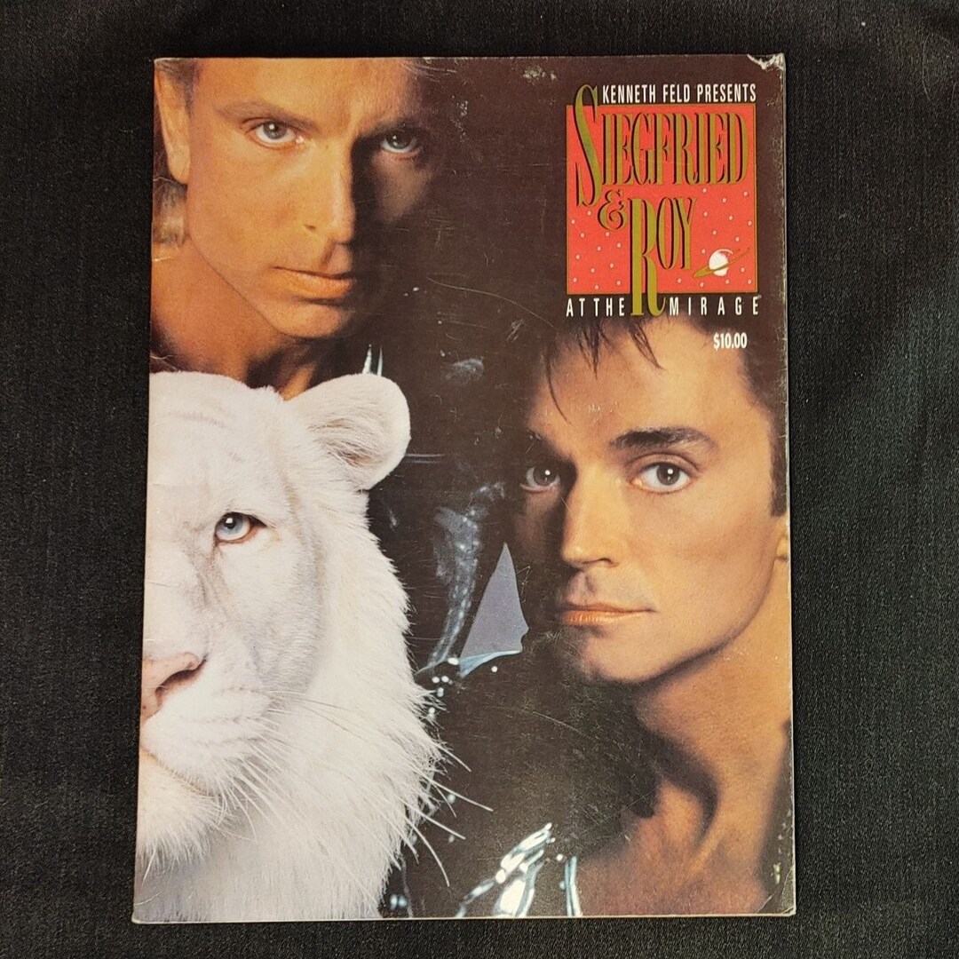 VTG Kenneth Feld Presents Siegfried & Roy at the Mirage '91 Souvenir ...