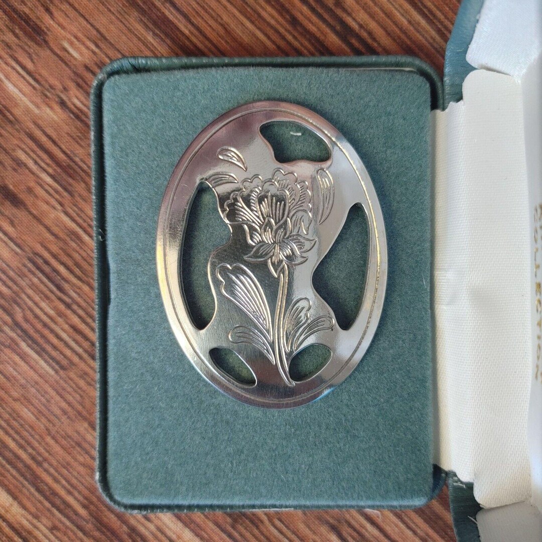 Vintage Lenox Kirk Steiff Collection Pewter Poppy Brooch W/box - Etsy