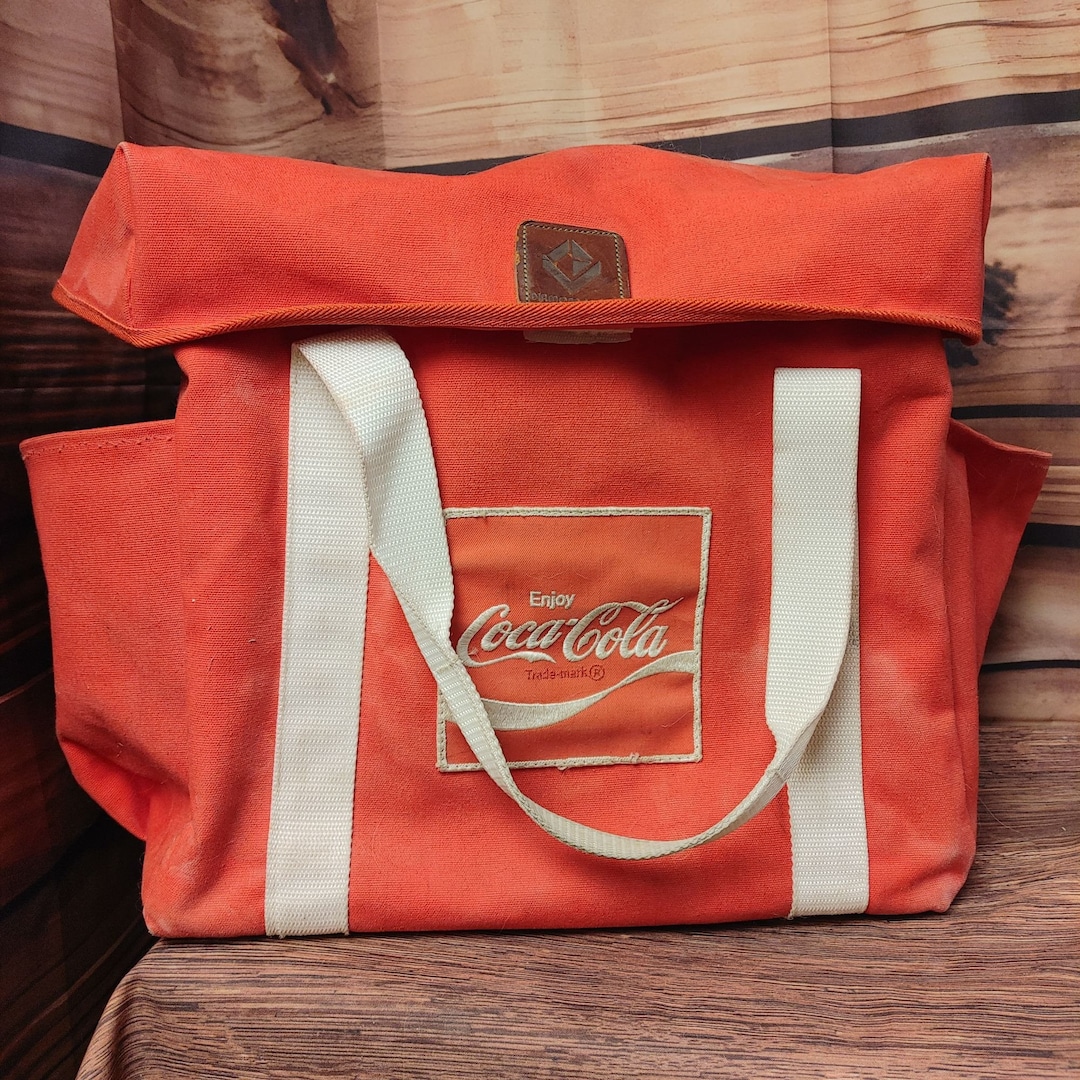 Vintage Coca-Cola Diamond Brand Sac isotherme en toile rouge - Etsy France