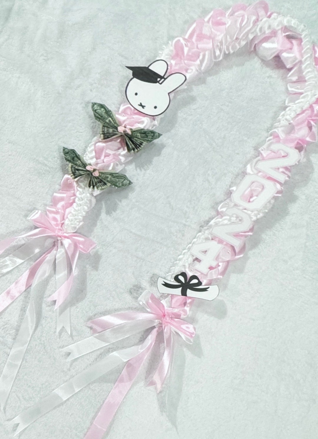 Miffy Graduation Lei Thats Super Cute Kawaii With Money Butterflies ...