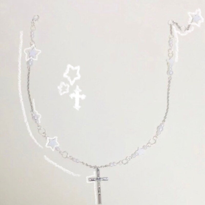 Y2k Cross Chains - Etsy