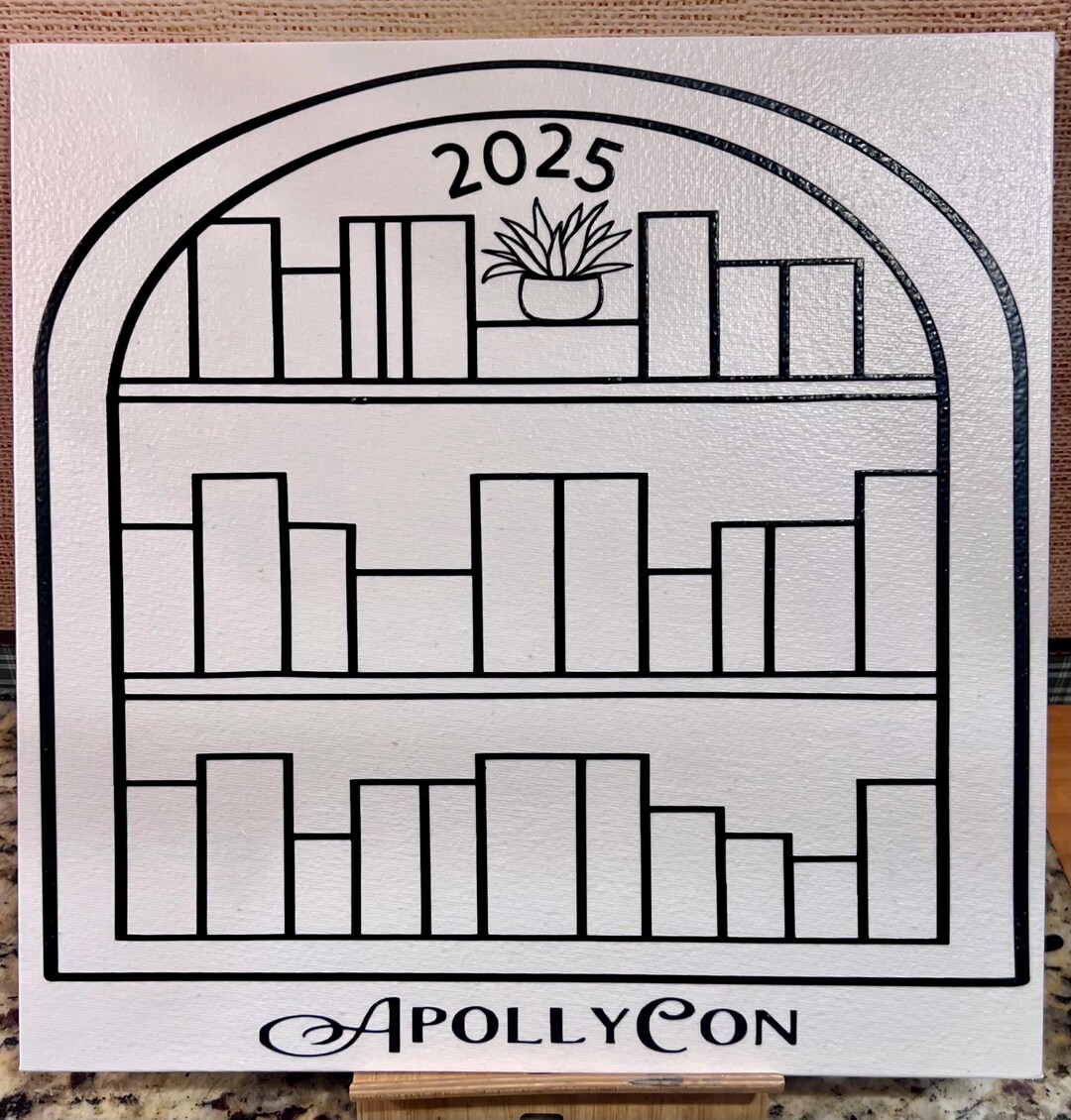 Bookshelf Custom Signing Canvas Made to Order for Your Upcoming Event ...