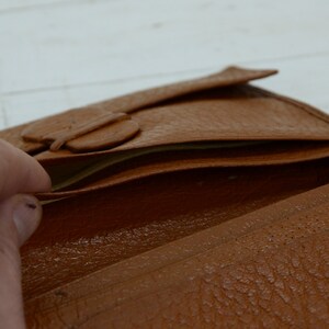 Old Men's Leather Wallet Vintage Leather Wallet Genuine Leather Light ...