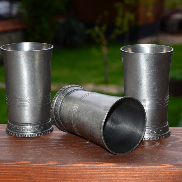 Old Metal Cups - Etsy