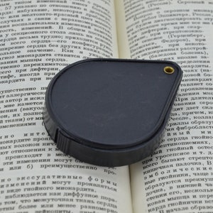 Vintage Magnifying Glass Old Office Magnifier Foldable Glass Magnifier ...