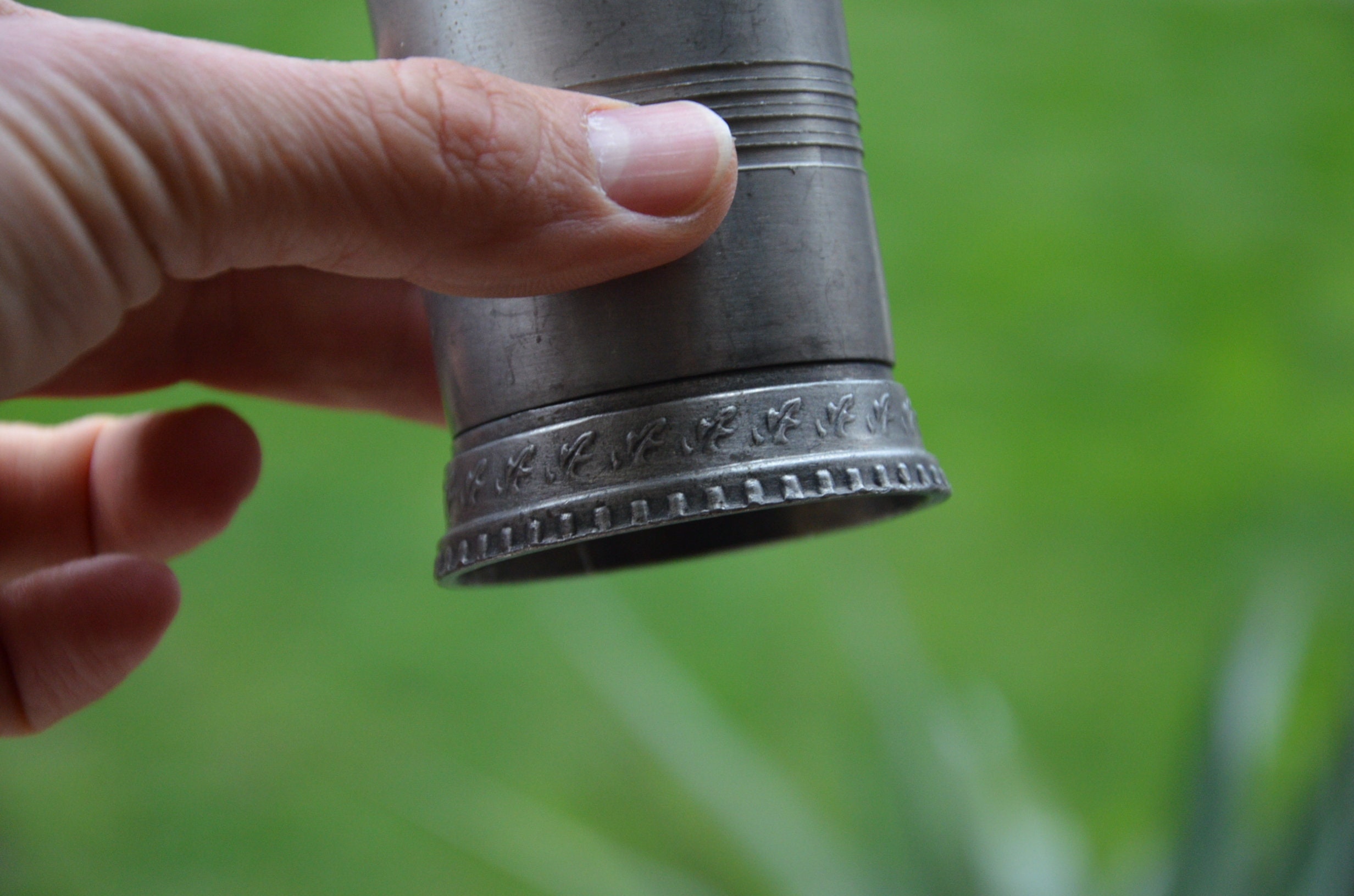 Vintage Set of 3 Tin Cups Old Set of 3 Cups Kitchen Set Collectibles ...