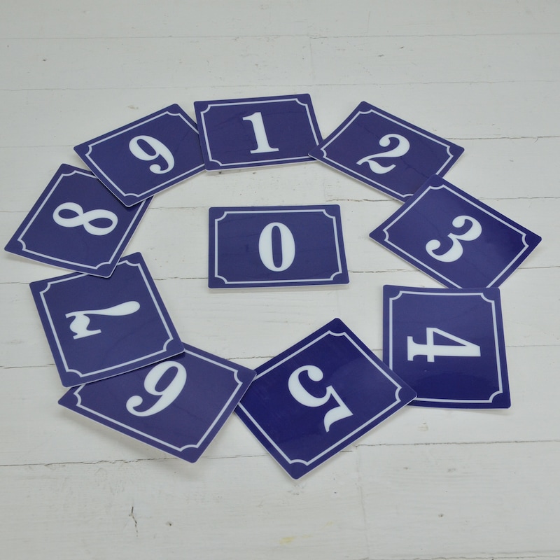 French House Numbers - Etsy