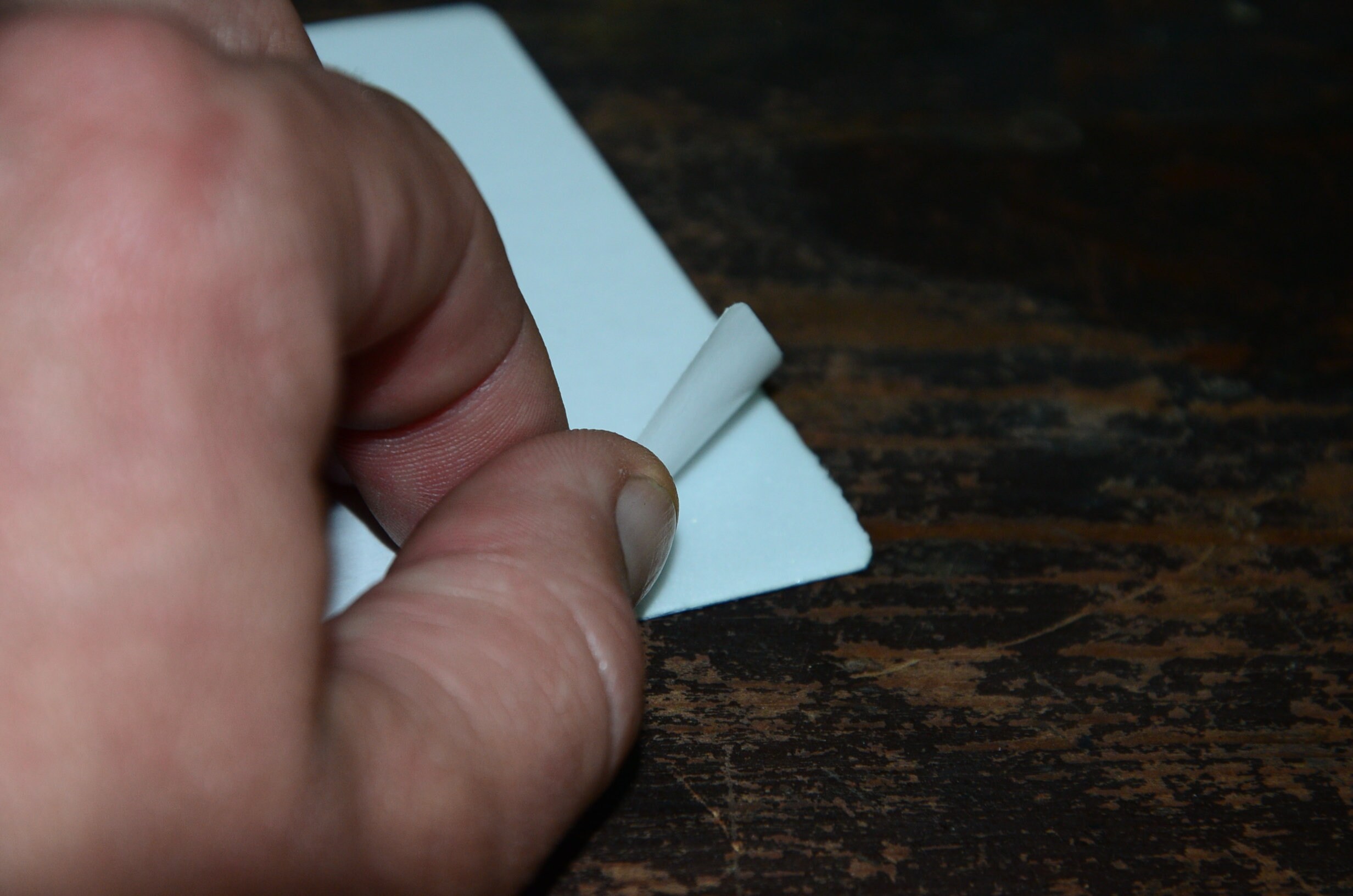 Vintage French Blue House Number Door Number 4 Self Adhesive Number 4 ...