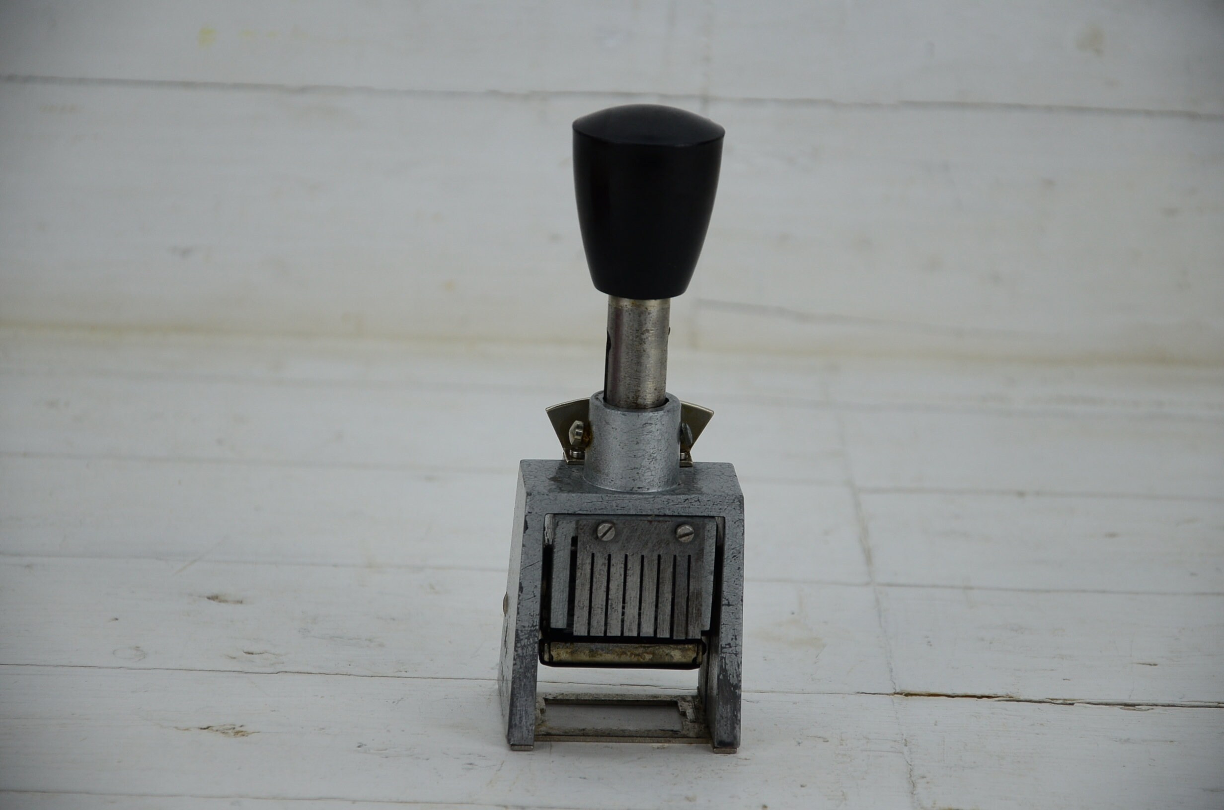 Numbering Machine - Vintage Numbering Date Stamp - Hand Ink Stamp ...