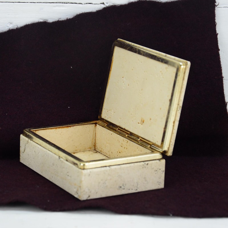 Rectangular Marble Box - Etsy UK