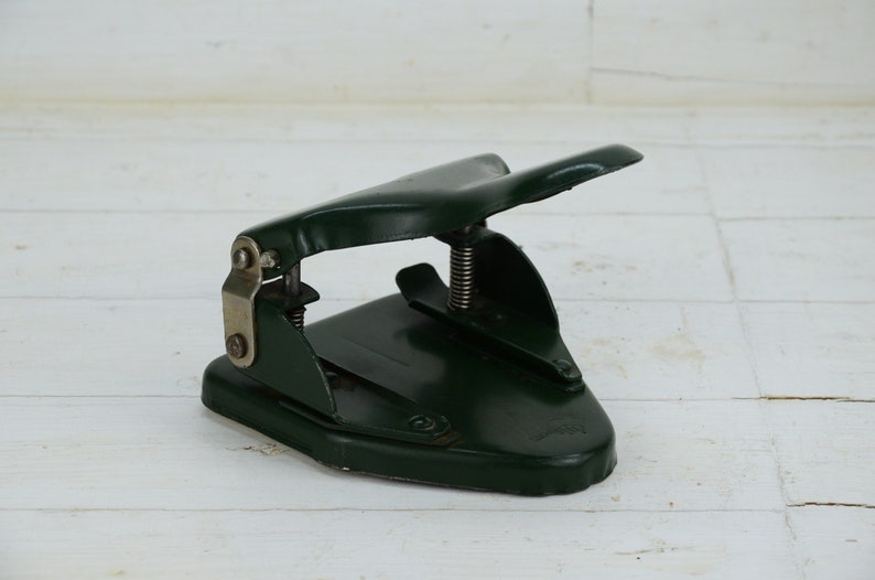 Vintage Hole Puncher - Paper Puncher Metal Punch Holder - Paper ...