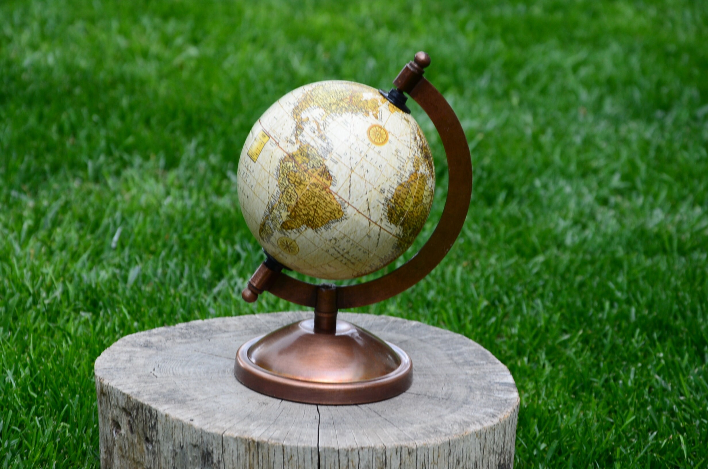 Small Globe Wooden Globe Earth Globe World Globe - Etsy