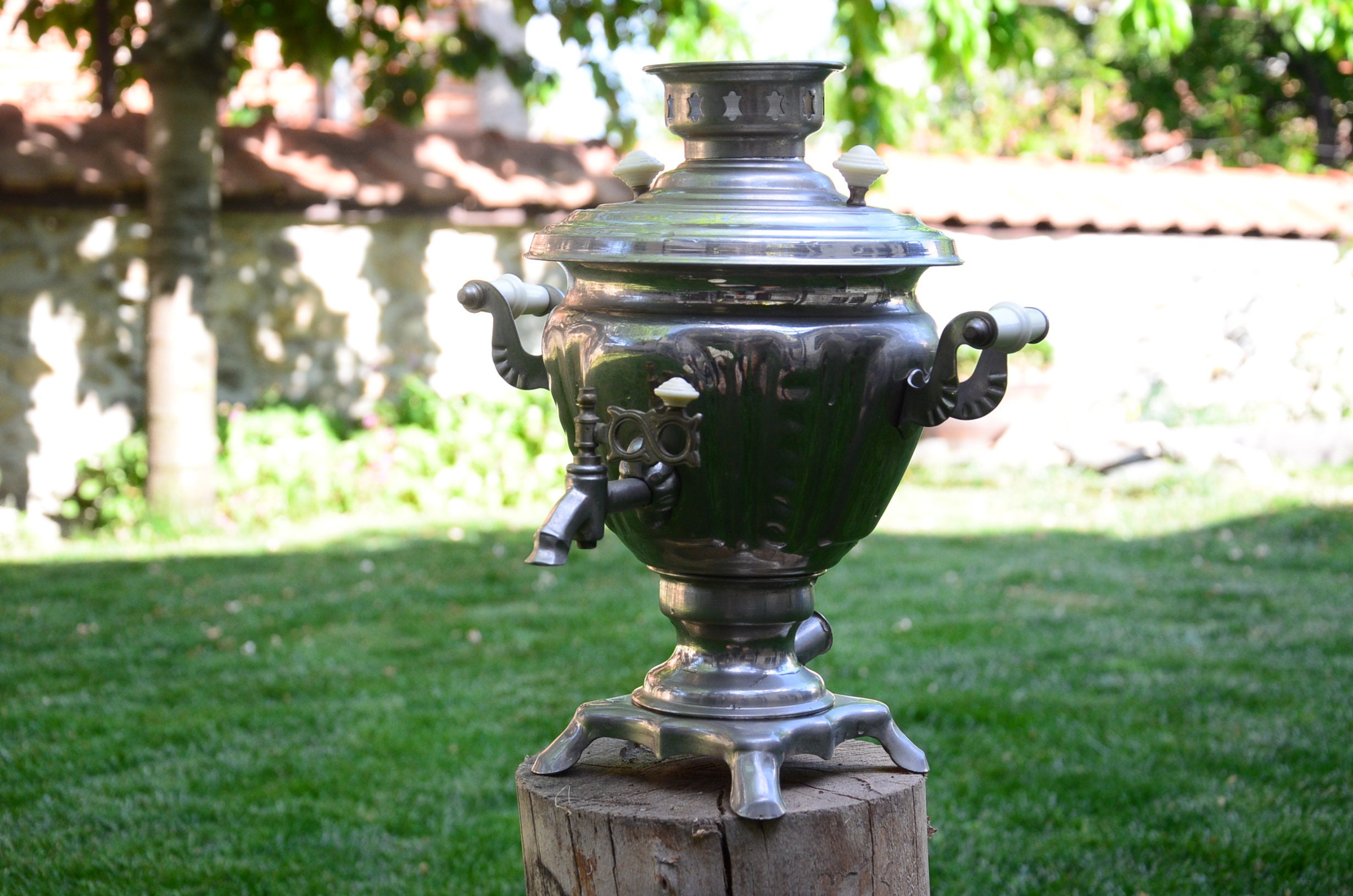 Vintage Soviet Samovar Russian Electric Samovar Vintage Electric Kettle ...