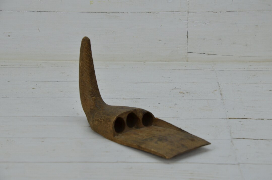 Old Wooden Harvest Tool Swap Hook.19th - Century Antique Primitive Farm ...