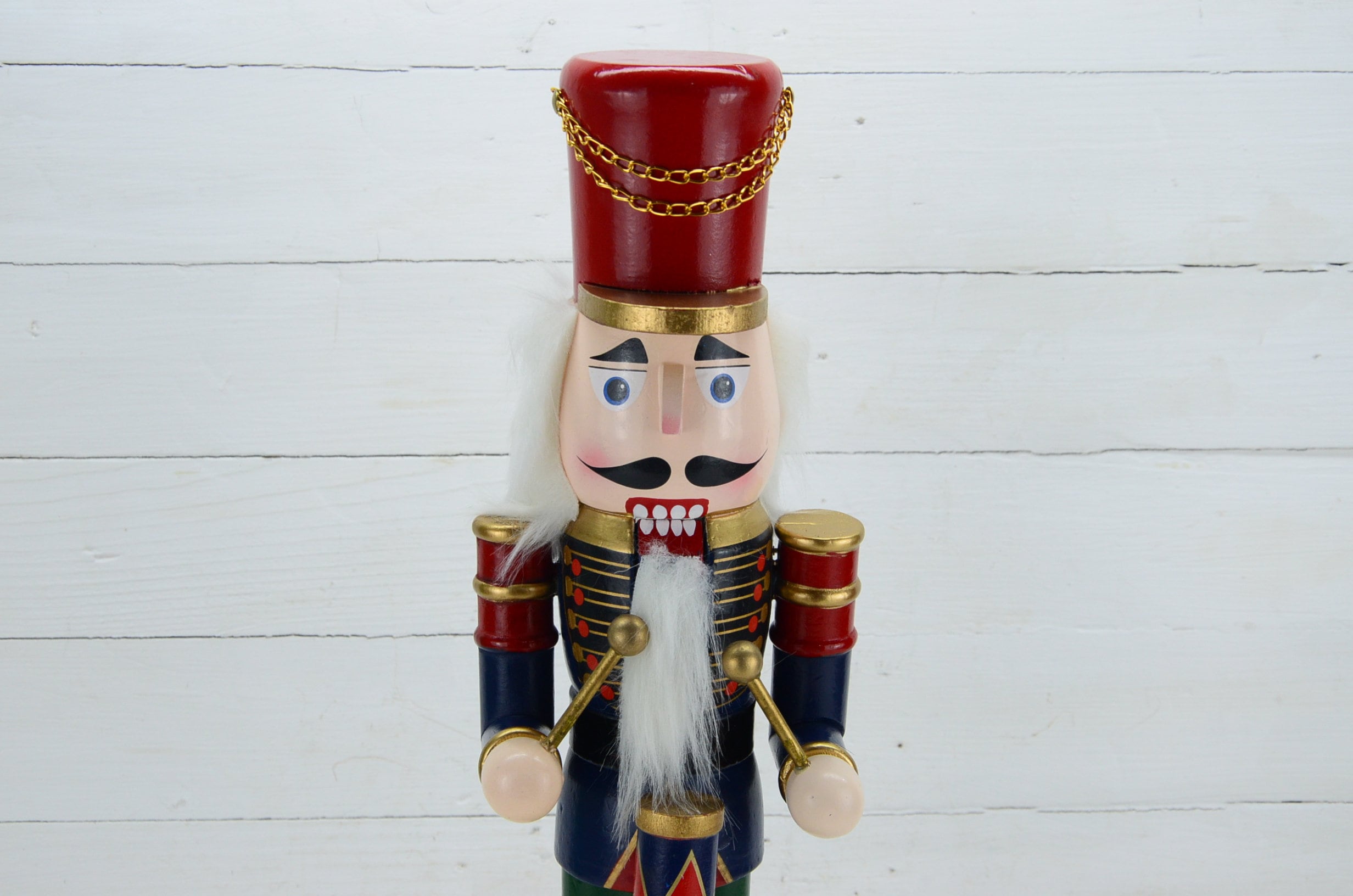 Wooden Nutcracker Soldier Red Soldier Nutcracker Vintage Soldier ...
