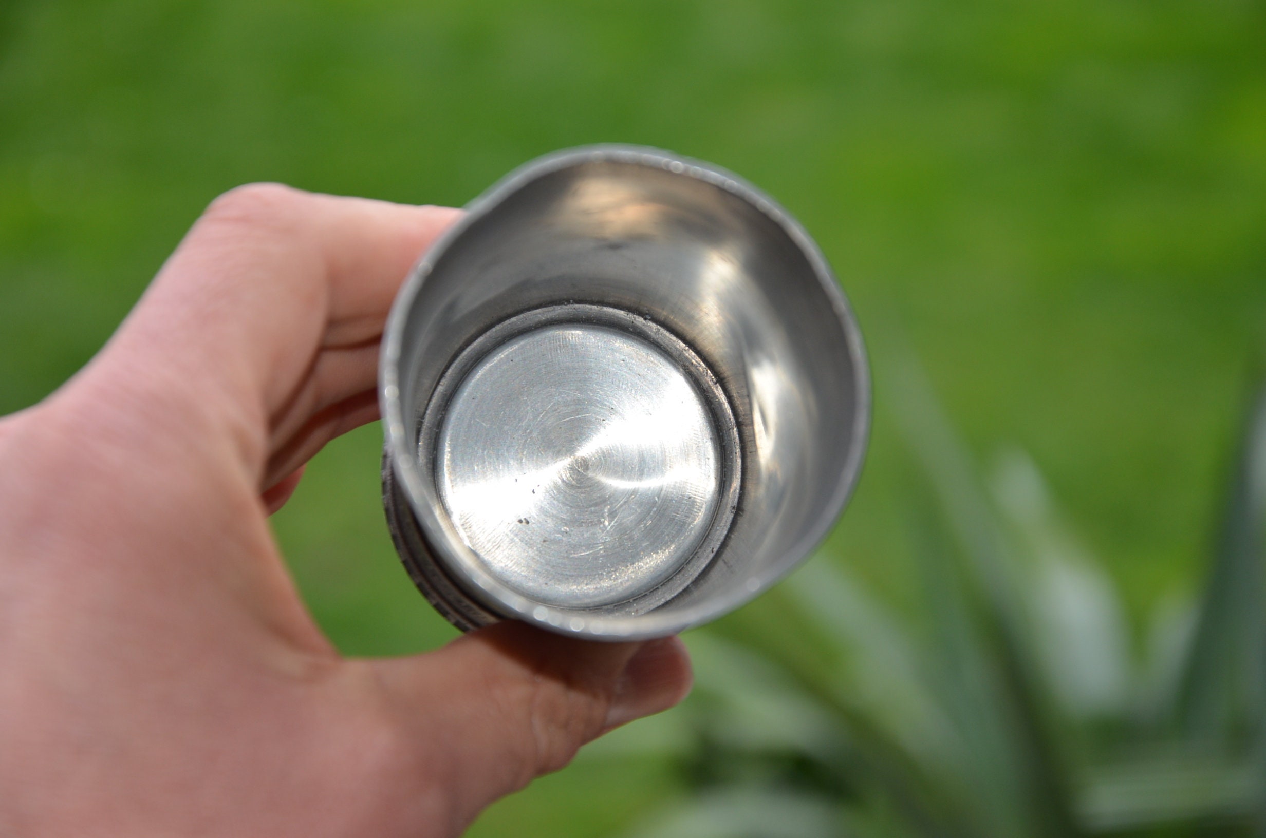 Vintage Set of 3 Tin Cups Old Set of 3 Cups Kitchen Set Collectibles ...