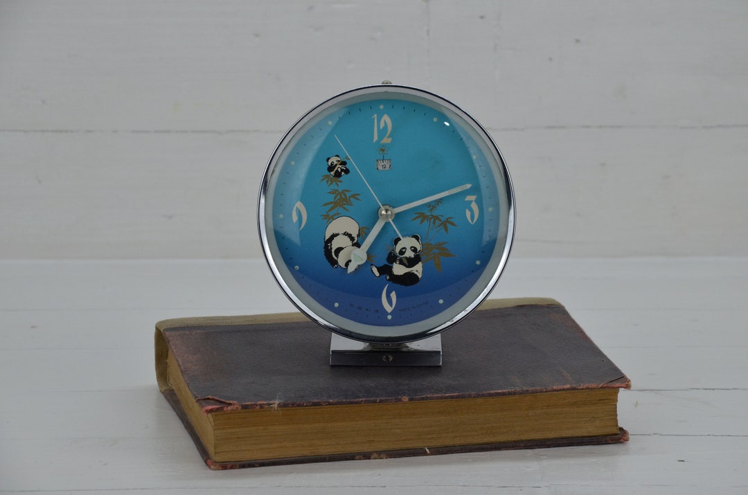 Vintage China Alarm Clock Moving Panda- Vintage Alarm Clock - China ...