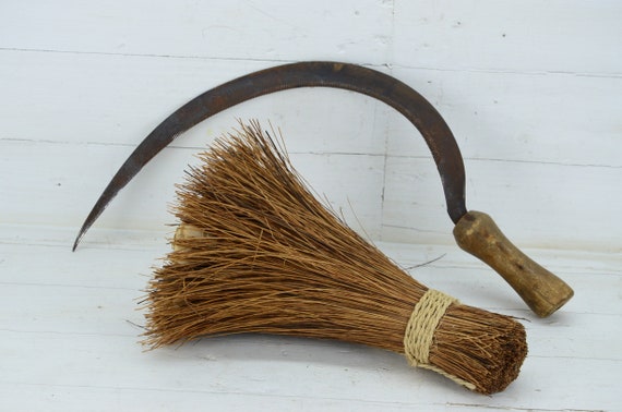 Old Hand Sickle Hand Primitive Farm Tools Antiqe Hand - Etsy