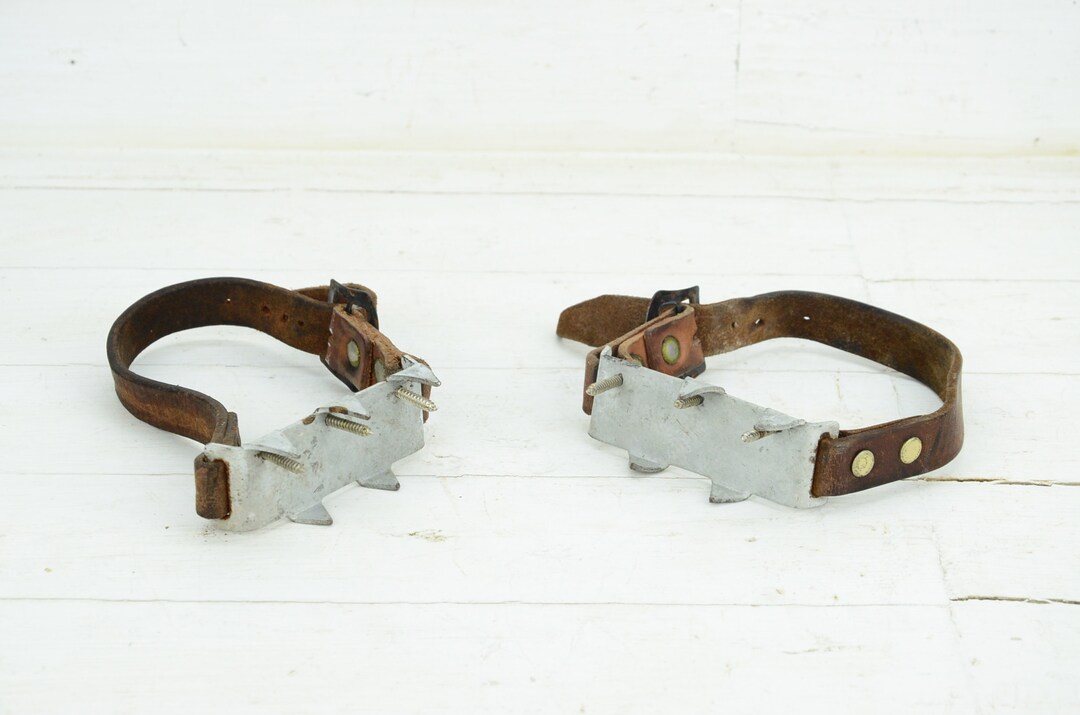 Old Ice Spikes - Vintage Spikes for Ice Climbing - Retro Ice Creepers ...