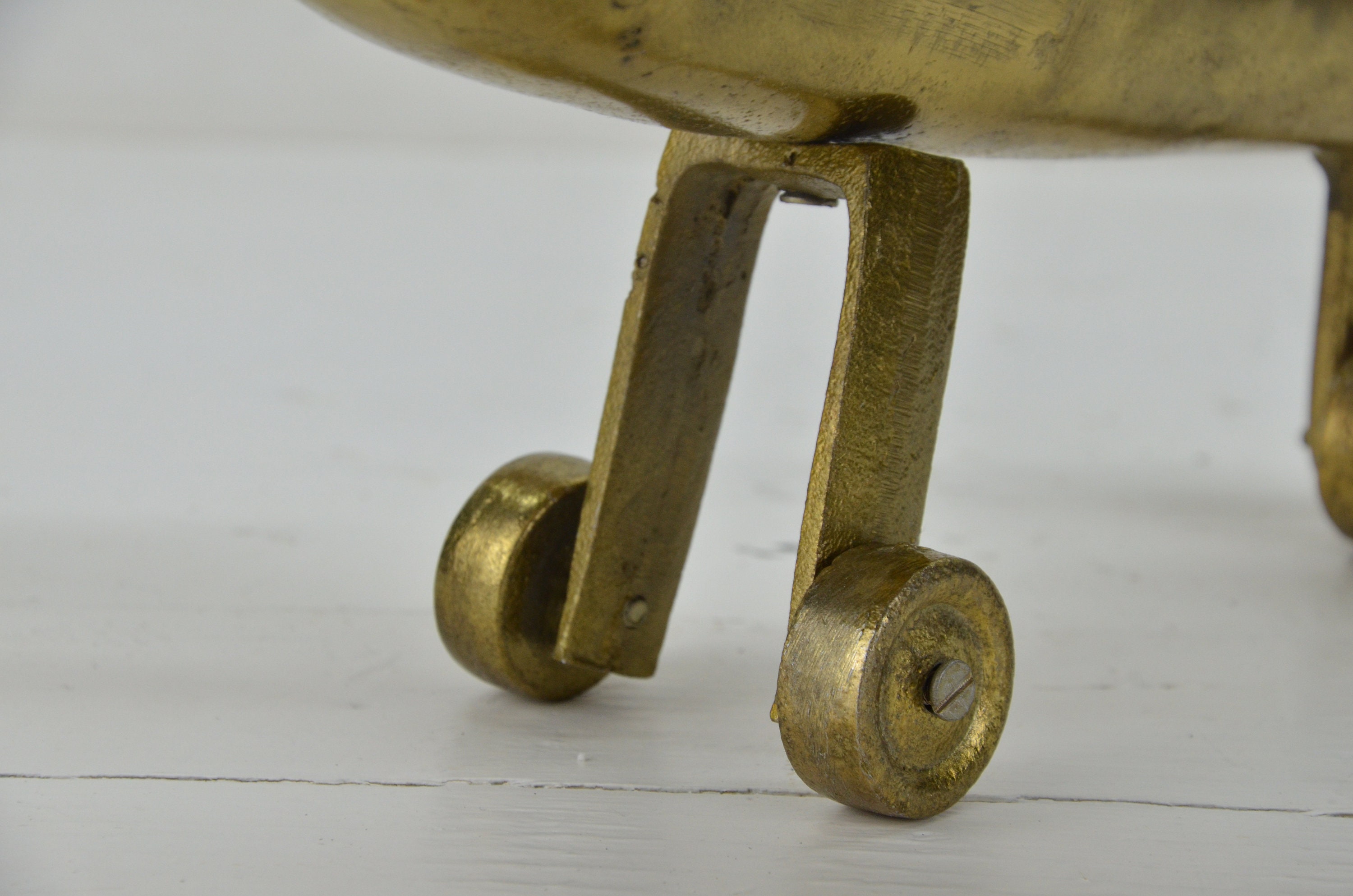 Vintage Big Metal Airplane Handmade Metal Airplane Desk Decoration ...