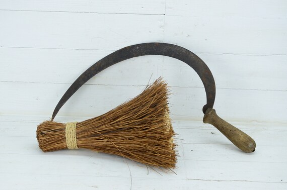 Old Hand Sickle Hand Primitive Farm Tools Antiqe Hand - Etsy