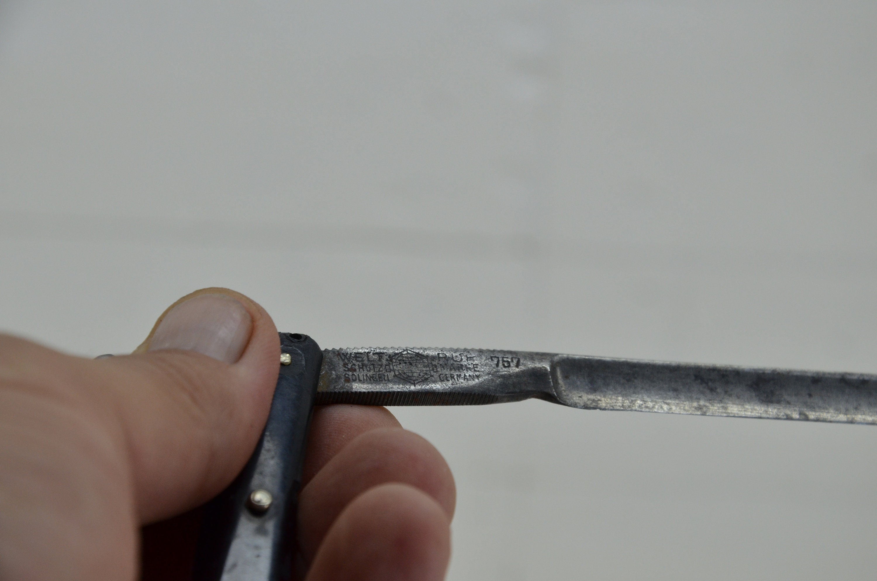 Vintage Razor Solingen West 757 Old Hand Razor Solingen Vintage Metal ...
