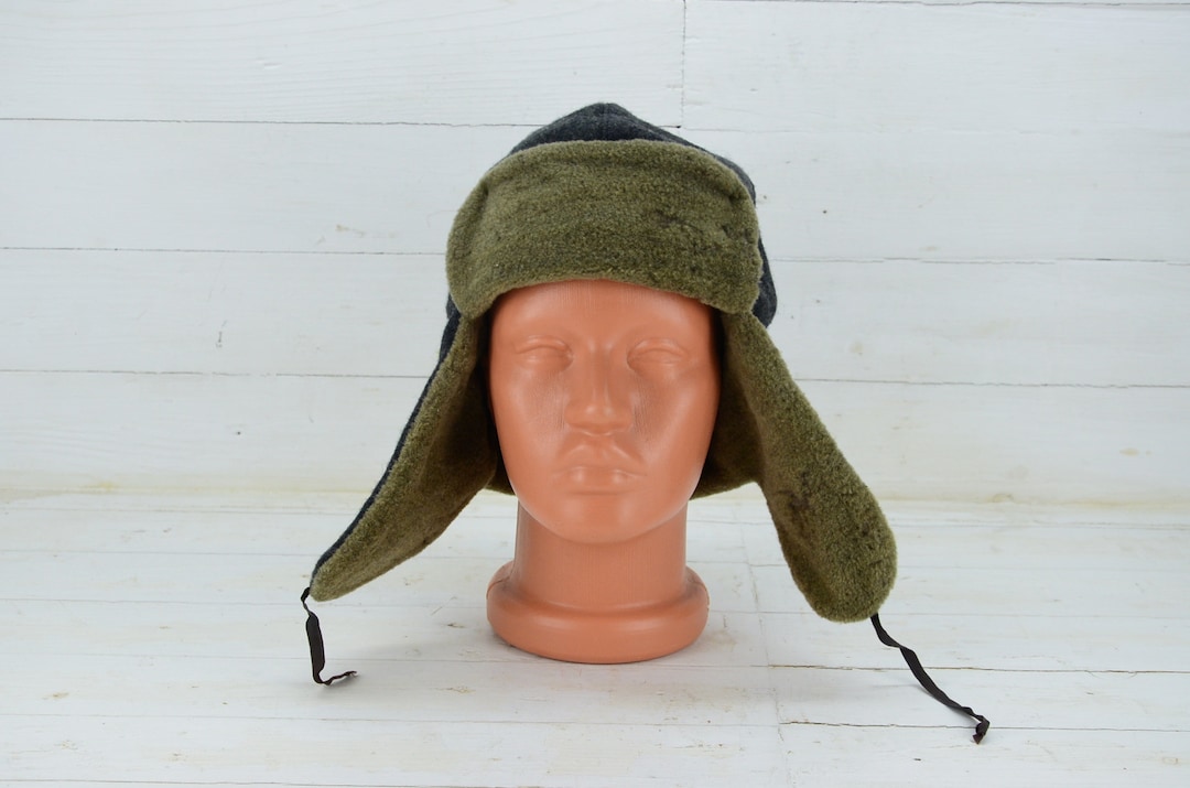 Old Soviet Ushanka Soldier Winter Hat Traper Hat Army Woolen Hat ...