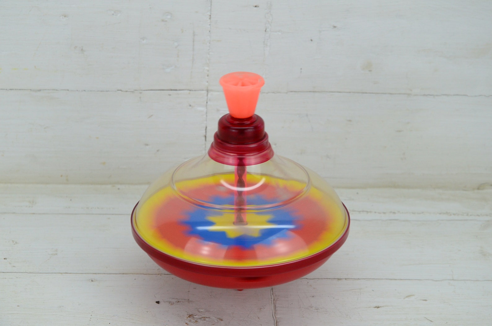 Vintage Plastic Whipping Top Old Spinning Top Vintage Toy Old Whipping ...