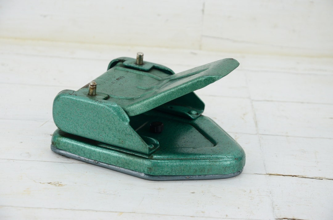 Vintage Hole Puncher - Paper Puncher Metal Punch Holder - Paper ...