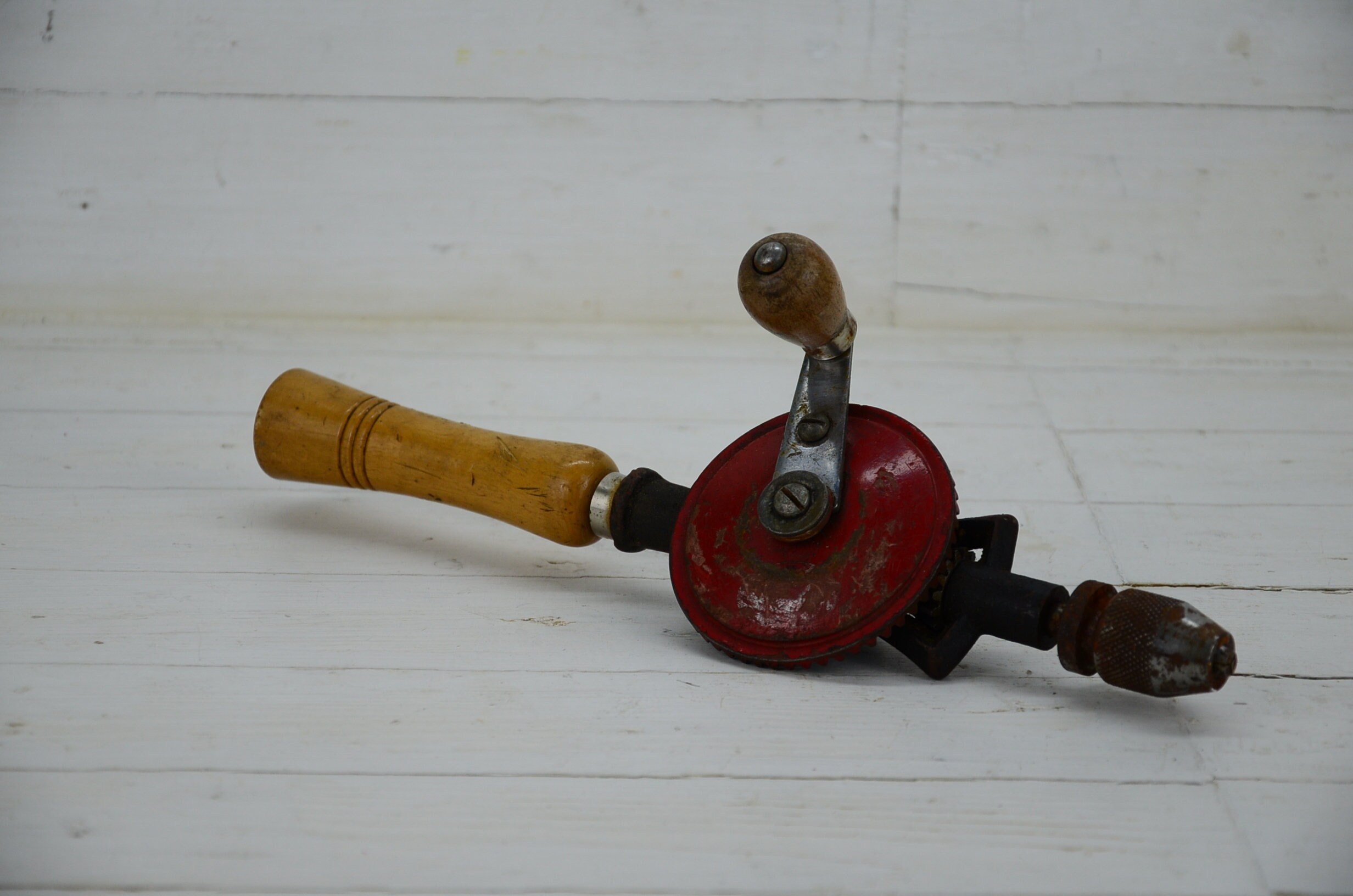 Vintage Hand Wood Drill - Drill - Metal Drill - Vintage Tools - Rustic ...