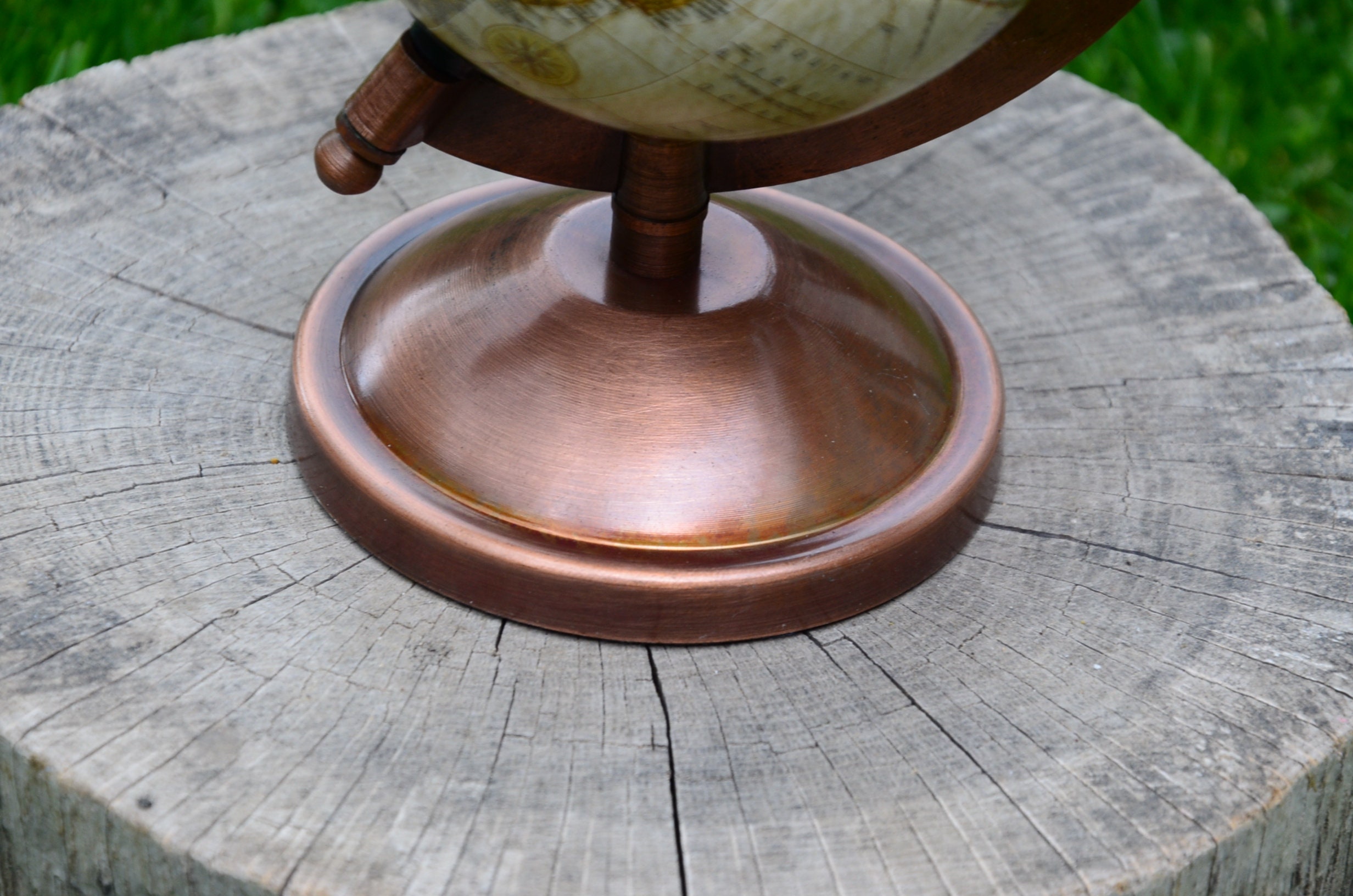 Small Globe Wooden Globe Earth Globe World Globe - Etsy