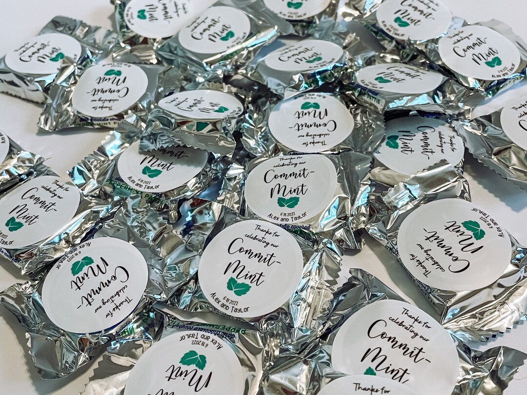 Customized York Peppermint Patties | Engagement Party or Wedding Favors ...