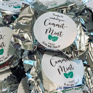 Customized York Peppermint Patties | Engagement Party or Wedding Favors ...