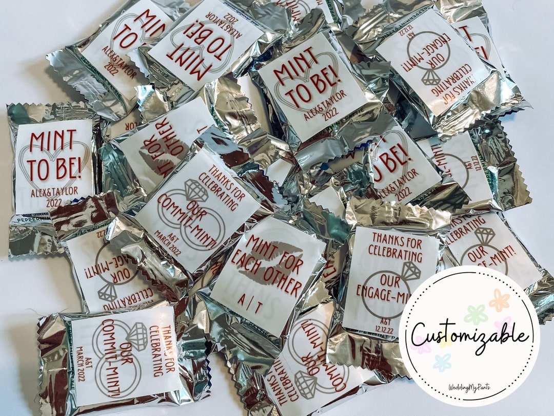 Customized York Peppermint Patties | Engagement Party or Wedding Favors ...