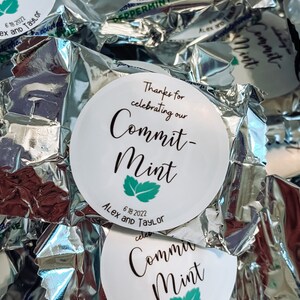 Customized York Peppermint Patties | Engagement Party or Wedding Favors ...