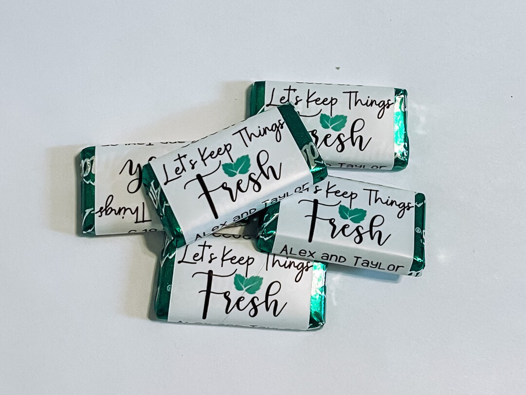 Customized Andes Mints | Mint to Be | Engagement Party/wedding Favors ...