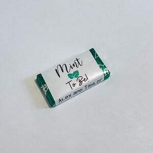 Custom 'mint to Be' Andes Mints Labels: Wedding/engagement Favors - Etsy