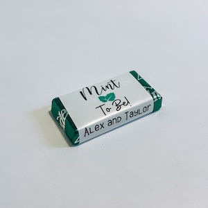 Custom 'mint to Be' Andes Mints Labels: Wedding/engagement Favors - Etsy