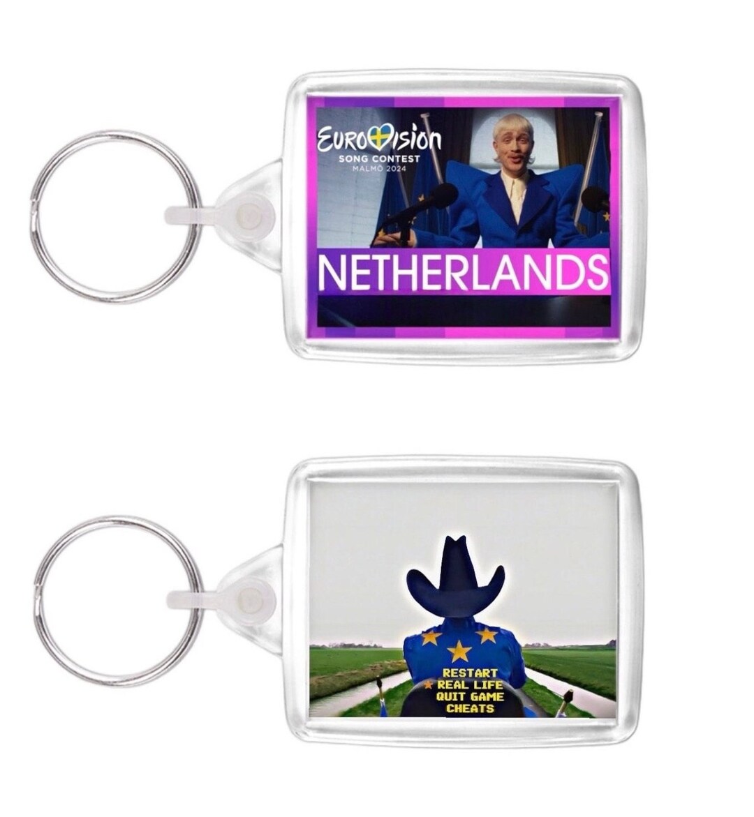 Joost Klein Keychain Europapa Eurovision Song Contest 2024 - Etsy